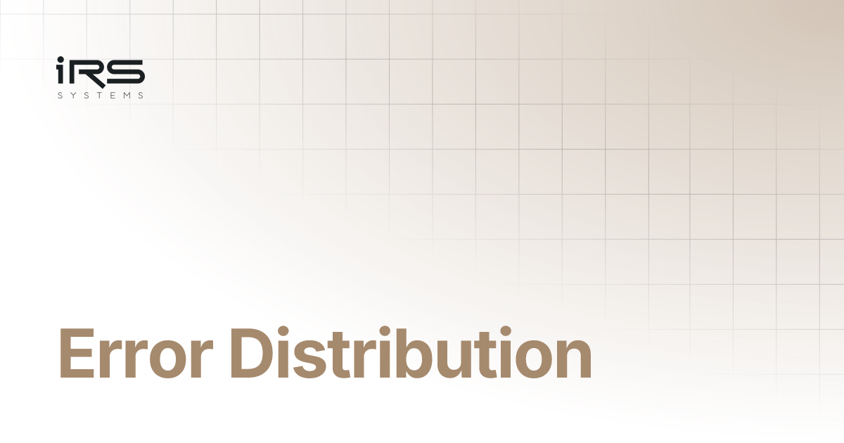 Error Distribution | IRS DOCS