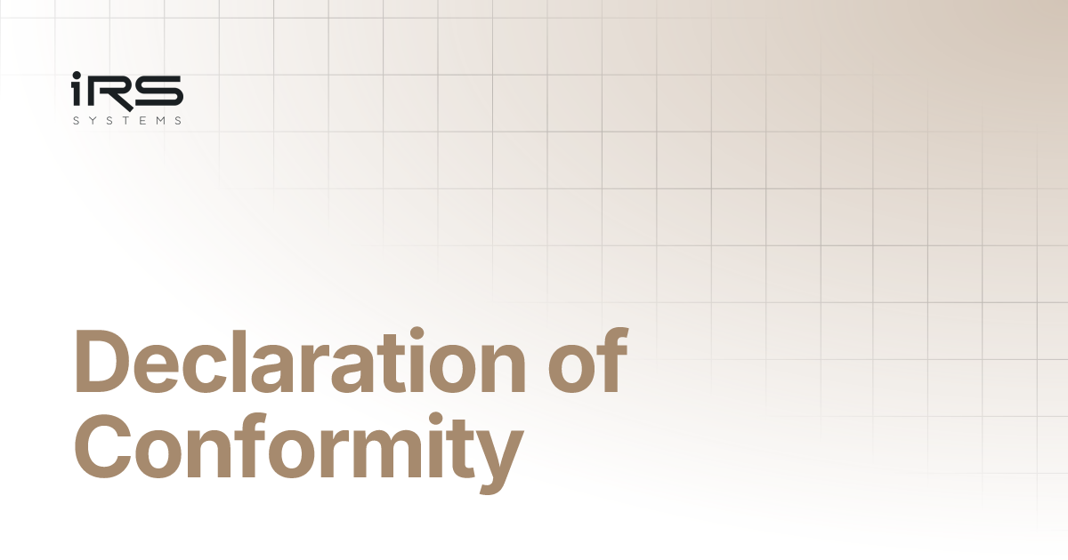 Declaration of Conformity | IRS DOCS